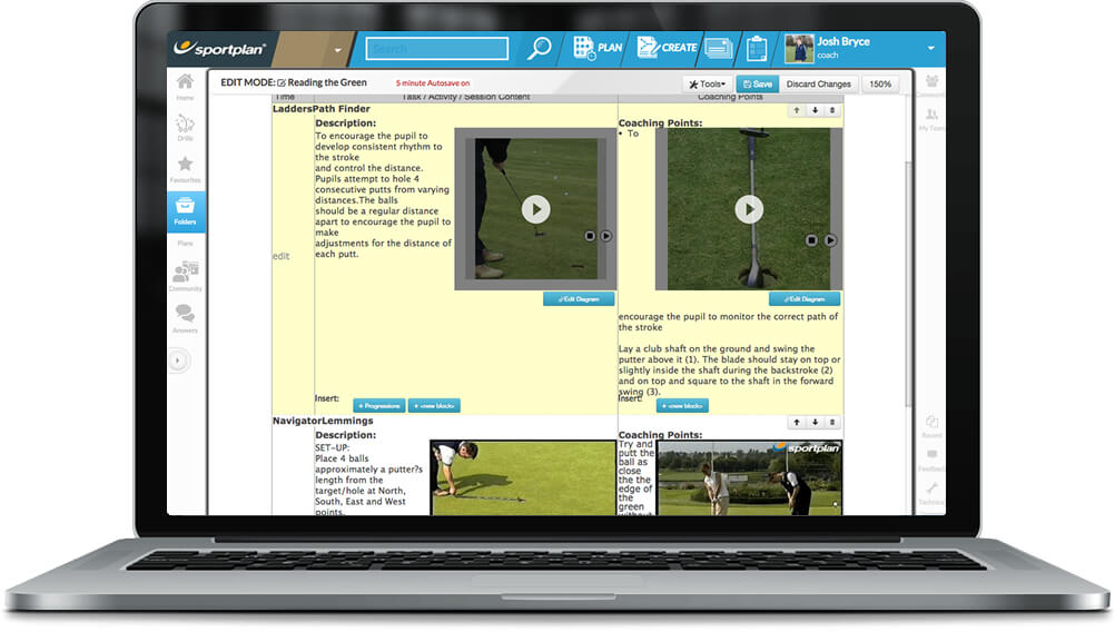 Golf Coaching - 100 Golf Drills, Videos, Session Plans | Sportplan