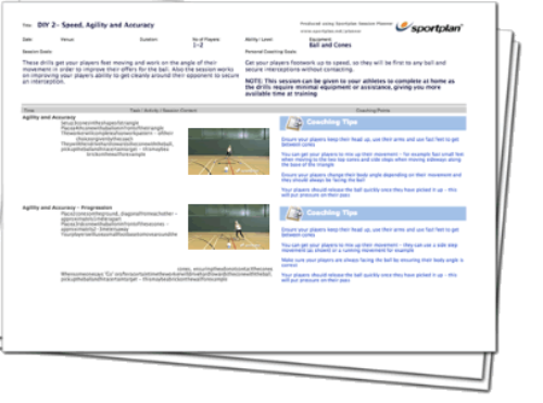 DIY 2- Speed, Agility and Accuracy | Netball Lesson | Sportplan