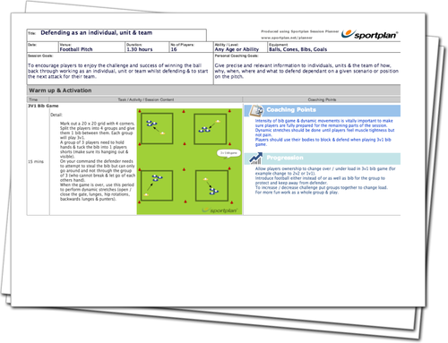Defending as an individual, unit & team | Football | Sportplan