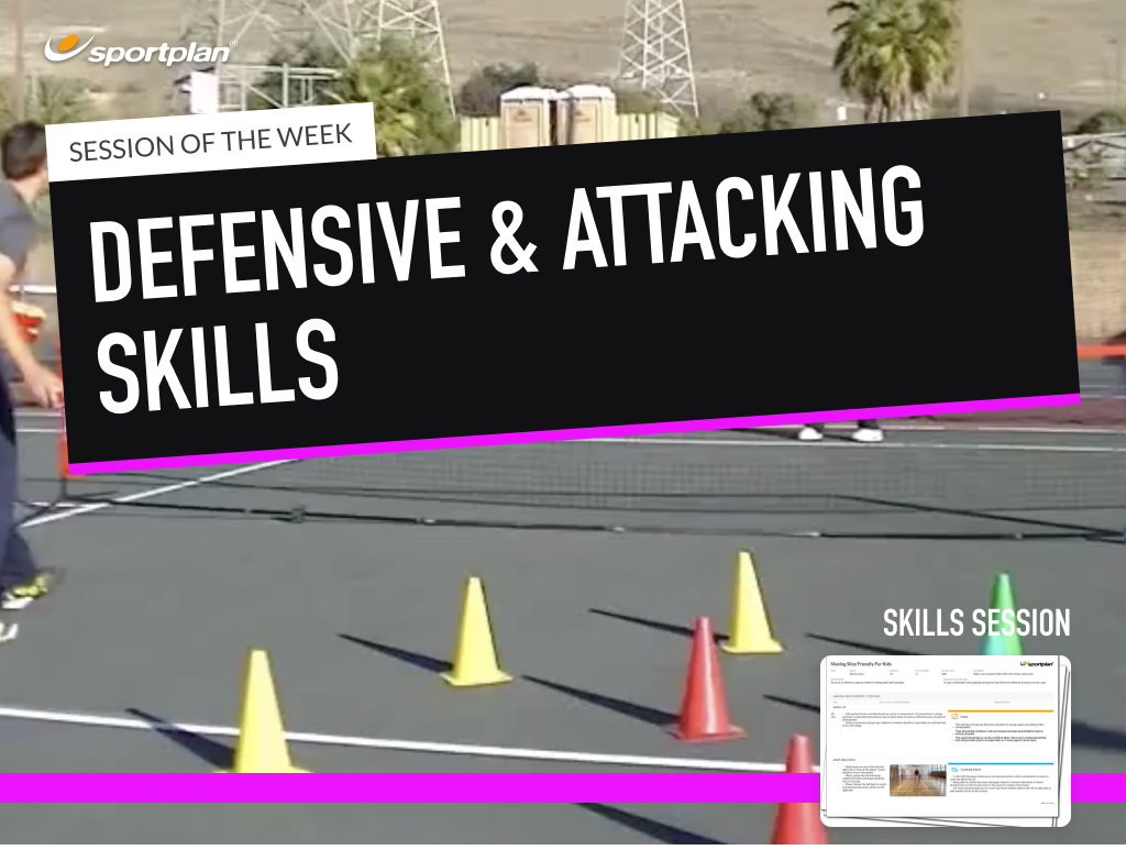 Defensive & Attacking Skills | Tennis Lesson Plan | Sportplan