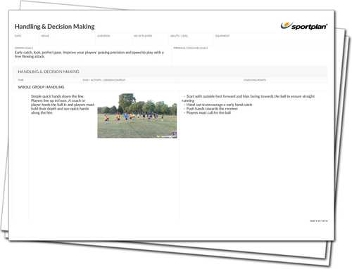 Decision Making & Handling | Rugby Lesson Plan | | Sportplan