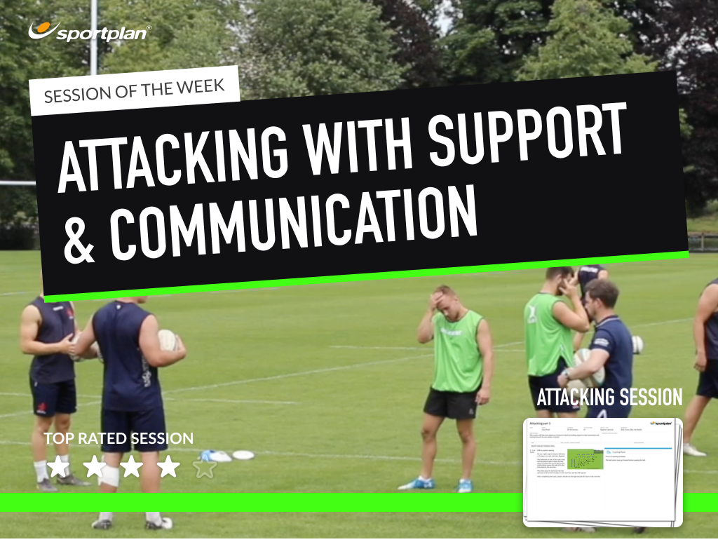 Attacking part 1 | Rugby Lesson Plan | Session Plan | Sportplan