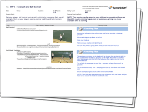 DIY 1- Strength and Ball Control | Netball Lesson Plan | Sportplan