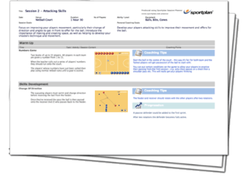 Session 2 - Attacking Skills | Netball Lesson Plan | | Sportplan
