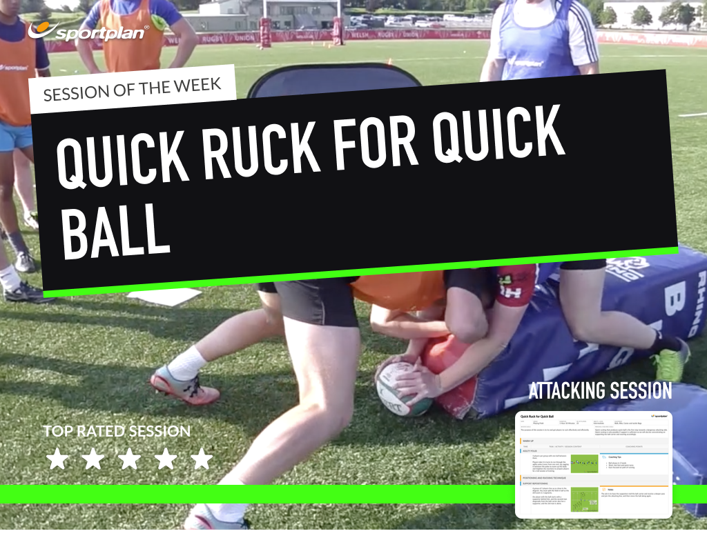 Quick Ruck for Quick Ball | Rugby Lesson Plan | | Sportplan