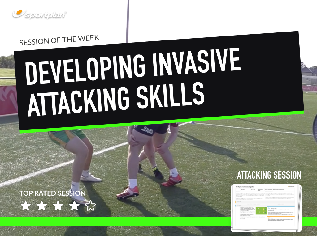 Developing Invasive Attacking Skills! | Rugby Lesson | Sportplan