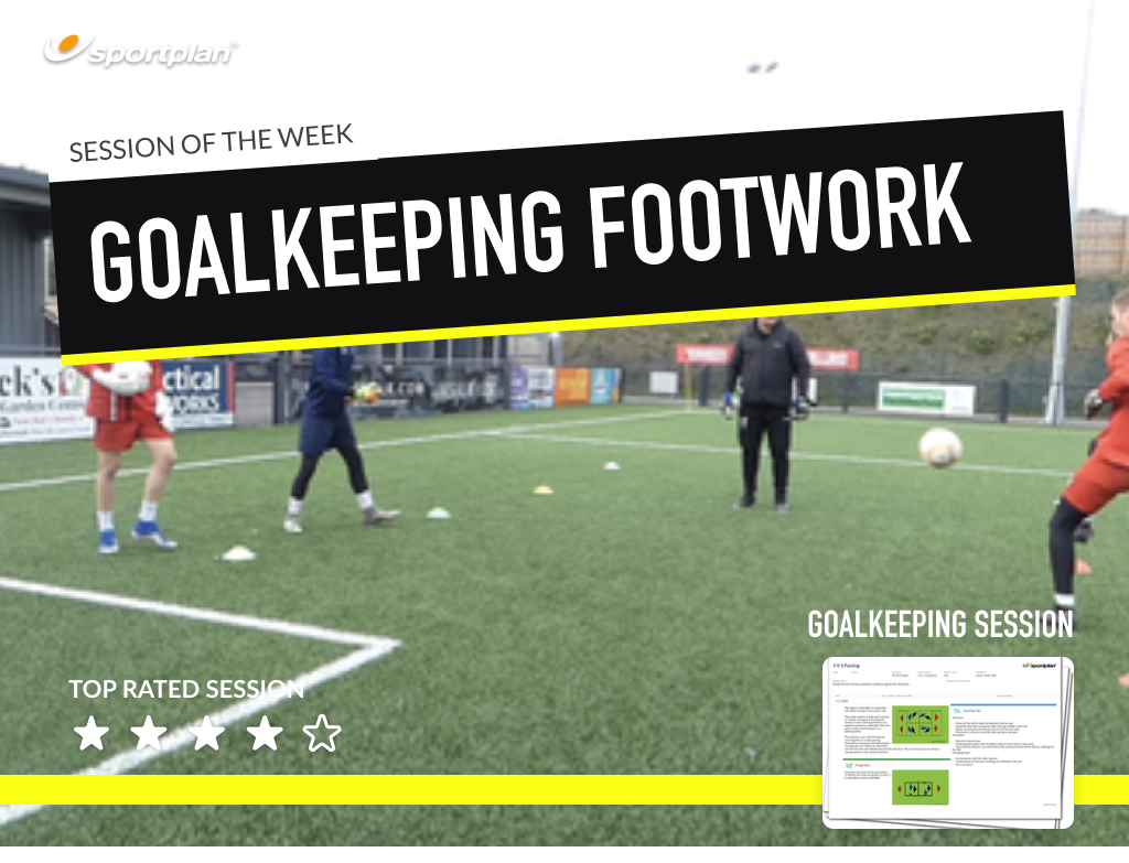 Goalkeeper Footwork | Football Lesson Plan | Session | Sportplan