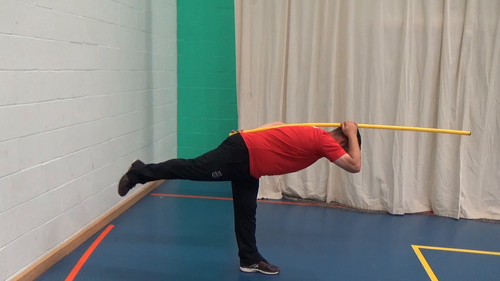 Single Leg Hip Hinge (Stick) Injury Prevention - | Sportplan