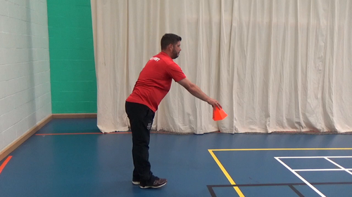 Cone Pick-up (1 Leg) Injury Prevention - Cricket | Sportplan