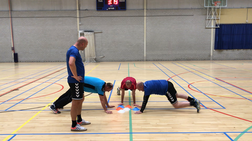 Disc Grab Reaction 561 Coordination - Handball Drills, | Sportplan