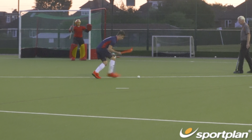 Reverse Pass Receive and Shot Shooting & | Sportplan