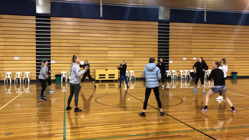 Circle passing challenge Ball skills - Netball Drills, | Sportplan