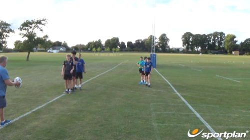 Simple Hands 2 V 1 Match Related - Rugby Drills, Rugby | Sportplan