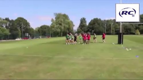 3v2 Passing Channel Passing - Rugby Drills, Rugby | Sportplan