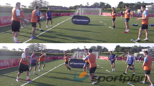 Soft Hands Passing - Rugby Drills, Rugby Coaching Tips | Sportplan