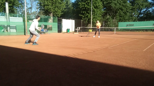 Slide & Slice Forehand Drills - Tennis Drills, | Sportplan