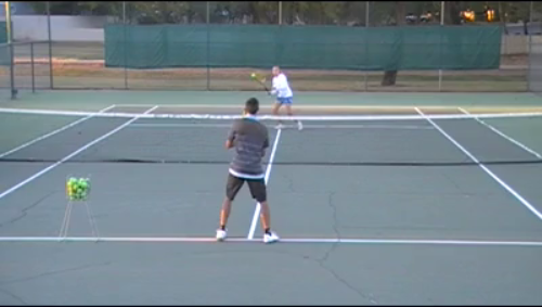 Split Step Rally Volley Drills - Tennis Drills, Tennis | Sportplan