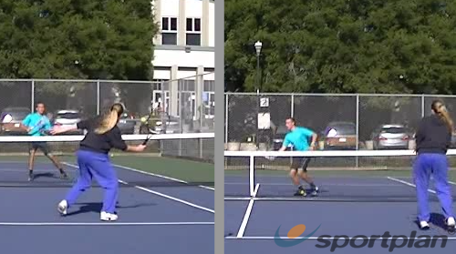 Win against drop shot Volley Drills - Tennis Drills, | Sportplan