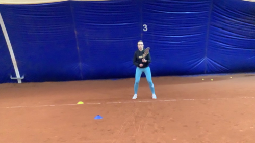 Imitate Forehand With Leg's Load Forehand Drills | Sportplan