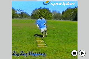 Zig Zag Hopping. Ladders - Agility Drills, Agility | Sportplan