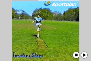 Twisting skips. Ladders - Agility Drills, Agility | Sportplan