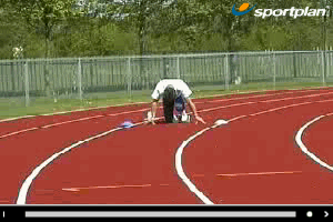 Starting on the bend Sprint Examples - Athletics | Sportplan