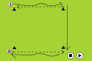 Right to left pass Passing and Receiving - Football | Sportplan
