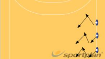 Sidestep and Hands Up 615 goal keeper : exercises - | Sportplan