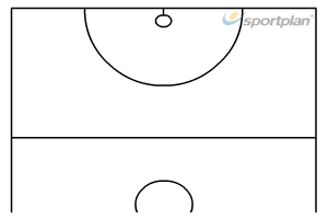 Half Netball Court Extras - Netball Drills, Netball | Sportplan