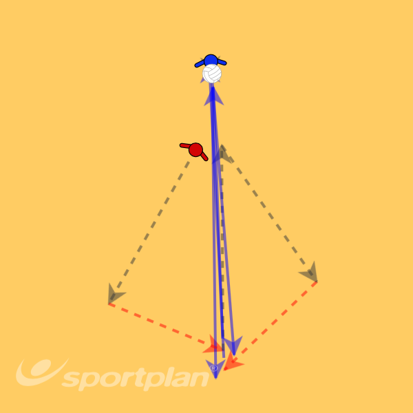 Flip Out to Intercept Interception - Netball Drills, | Sportplan