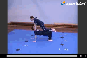 Kneeling on a table base Key 5 2 Balances and Bases - | Sportplan