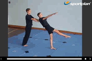 Leaning against a standing base - Variation Key 5 2 | Sportplan