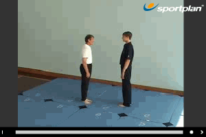 Offset palm to palm - pulling action Key 5 6 | Sportplan