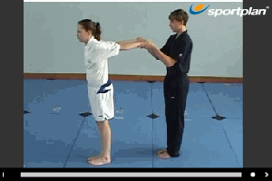 Squeeze arms together for mobility Key 5 9 Assisted | Sportplan