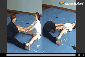 Pull and press into Box Splits Key 5 9 Assisted | Sportplan