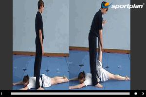 Assisted single leg raises backwards Key 5 9 Assisted | Sportplan