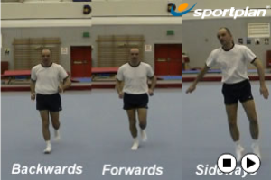 Controlled jogging and side stepping Key 2 Body | Sportplan