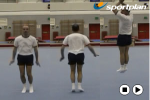 Jumping Key 2 content Jump & Twists - Gymnastics | Sportplan