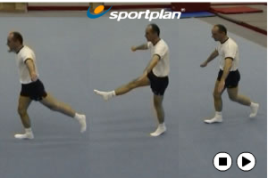 Running Front Leg Leap Key 2 content | Sportplan