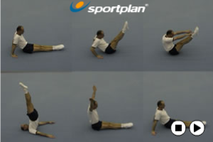Long Sit to V Sits and shoulder balance Key 2 Body | Sportplan