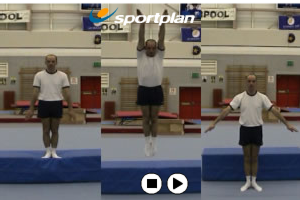 Jumping from a low platform Key 2 content Jump & | Sportplan