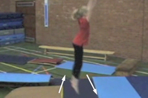 Jump down from Apparatus long shape Key 2 content Jump | Sportplan