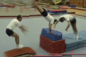 Handsatand half twist From springboard and high box | Sportplan