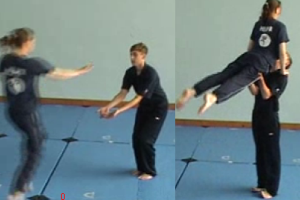 jump into lifting from thighs into layout balance Key | Sportplan