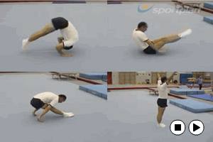 Forward Roll through pike. Progression 9 Key 1 Content | Sportplan