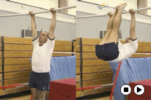 High Bar Hang to Pike Key 4 Body conditioning - | Sportplan