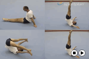 Back Rock through Inverted Straddle Key 3 Body | Sportplan