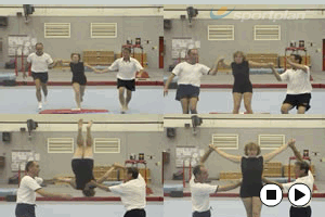 Key 4 content trampette Support - Gymnastics Drills, | Sportplan