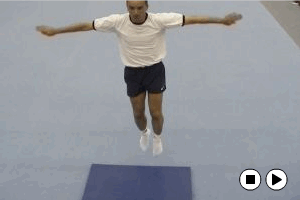 Key 1 content jump & twist - Gymnastics Drills, | Sportplan