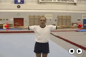 Extended Arm Rotations Key 4 Warmup - Gymnastics | Sportplan